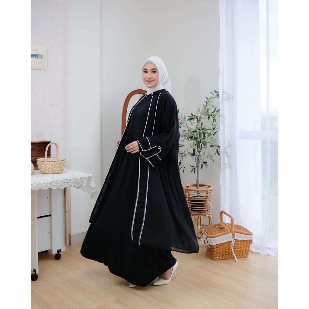 Jual Busana Baju Muslim | Puri Abaya Set 2 in 1 | Abaya Mix Outer ...