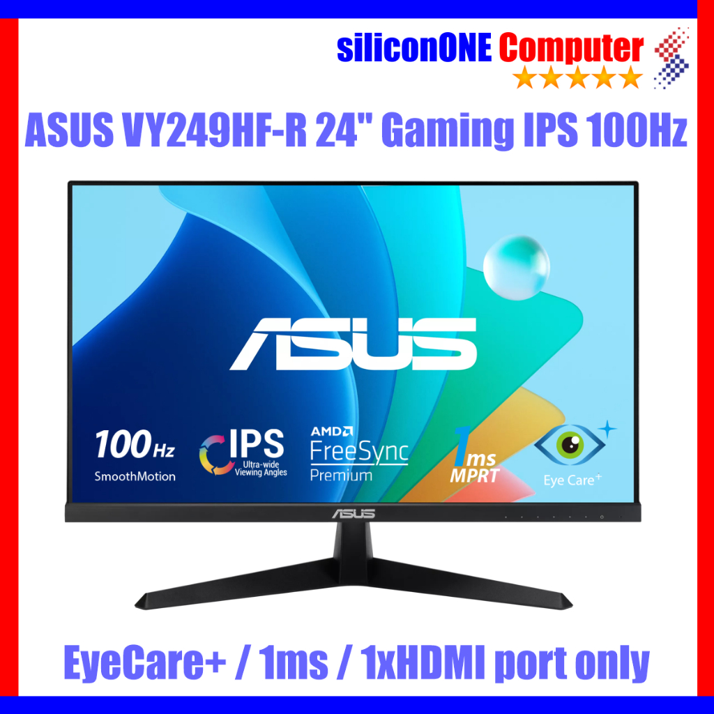 Jual ASUS VY249HF IPS 24" Eye Care 100Hz 1ms Frameless Adaptive Monitor ...