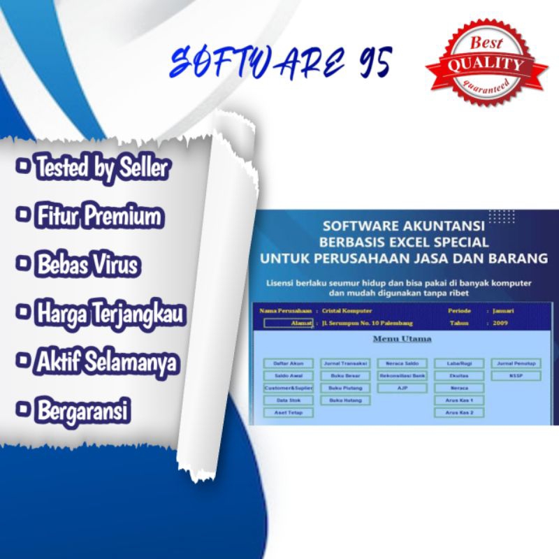 Jual Aplikasi Akuntansi Excel Siap Pakai - Cocok Untuk Segala ...