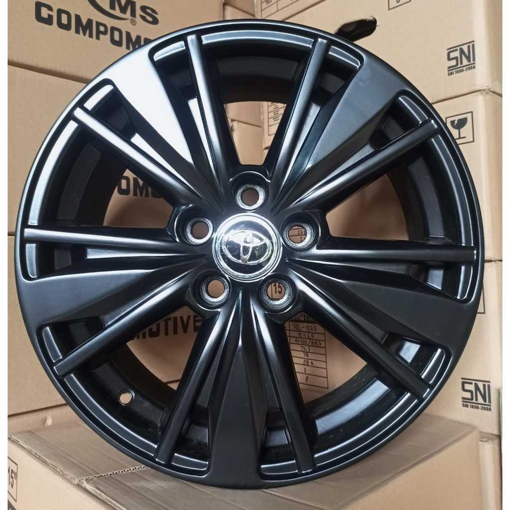 Jual Velg Mobil Replika Innova Venturer RING 17 Lebar 7 Warna Satin Black | Shopee Indonesia