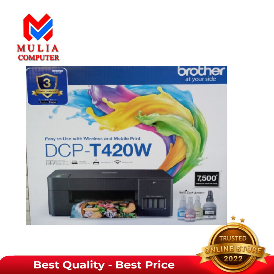 Jual Printer Brother DCP-T420W WiFi Wireless Print-Scan-Copy | Shopee Indonesia