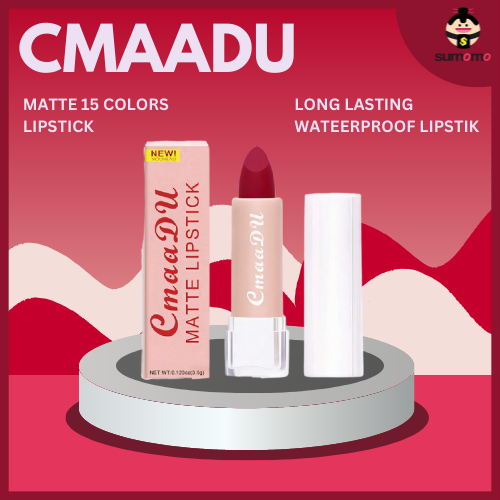 Jual CMAADU BPOM Matte 15 Colors Waterproof Lipstick Long Lasting ...