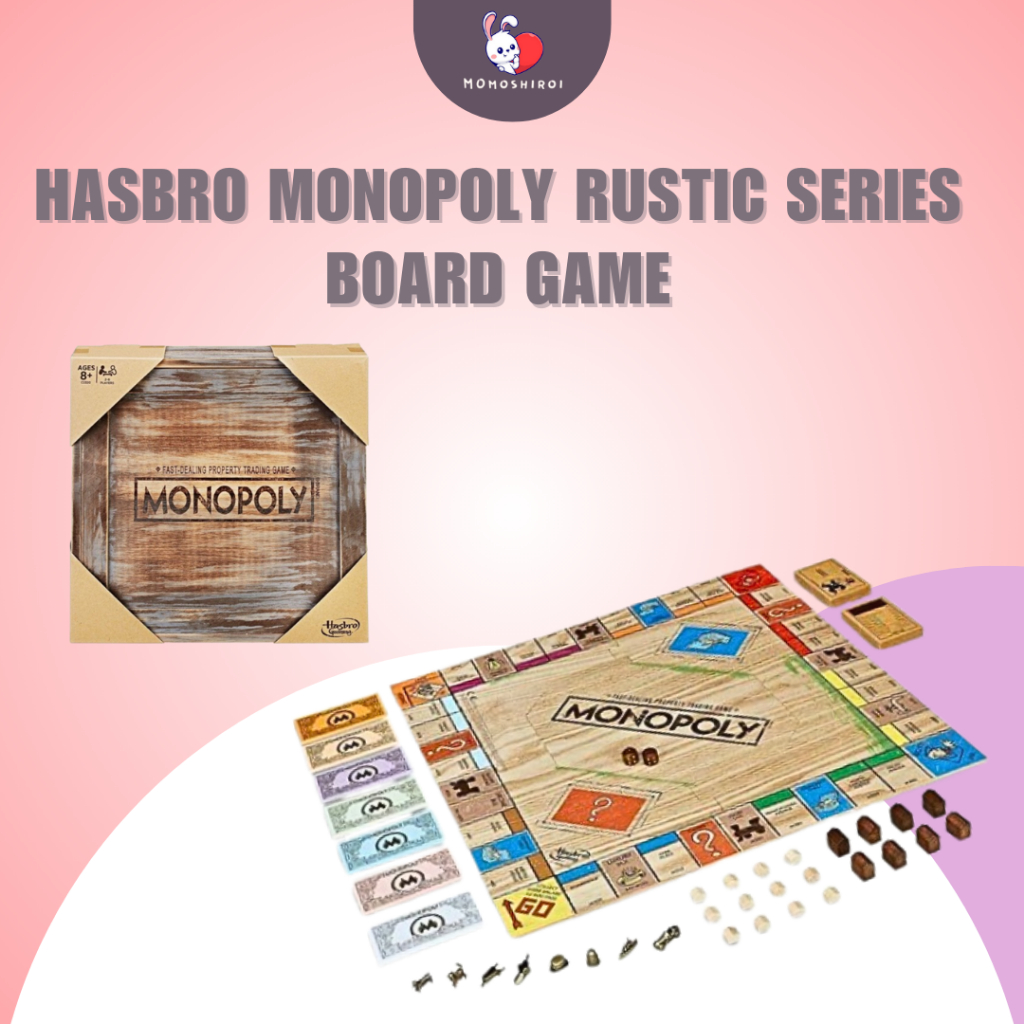 Jual Mainan Monopoly Gaming Hasbro Rustic Series Board Papan Permainan ...