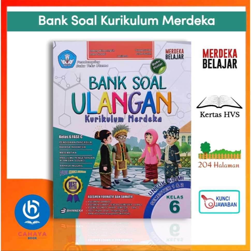 Jual Buku Bank Soal Ulangan Kurikulum Merdeka Kelas 6 SD/MI | Shopee Indonesia