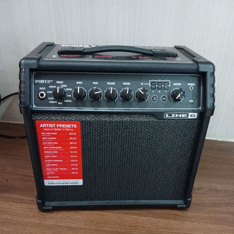 Jual Guitar Amplifier Line 6 Spider V20 MKII | Shopee Indonesia