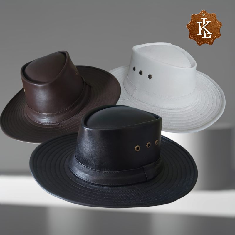 Jual Topi koboy laken Cowboy pria kulit asli ready big size ukuran ...