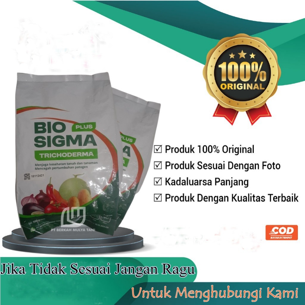 Jual Bio Sigma Plus Trichoderma 500 Gram Menjaga Kesehatan Tanah Dan ...