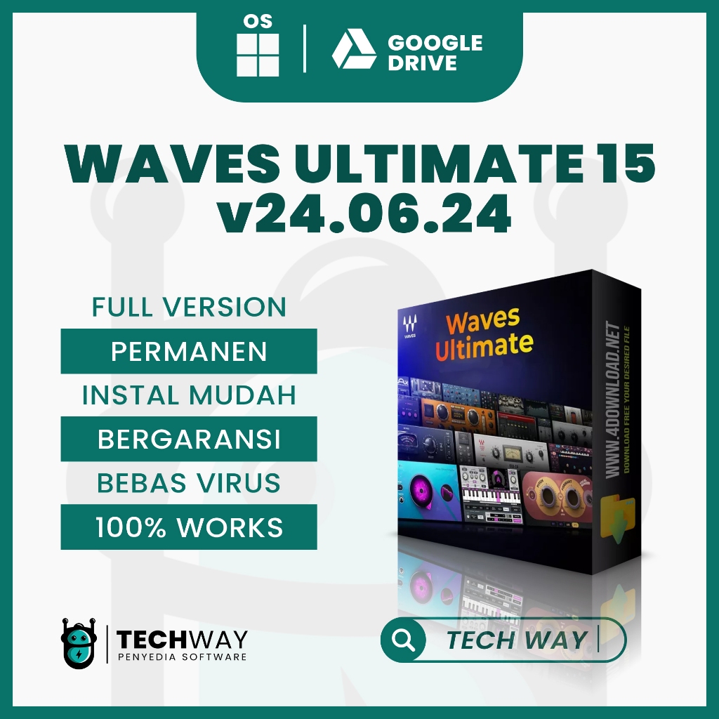 Jual Waves Ultimate 15 v24.06.24 Terbaru Plugins VST | Windows | Shopee Indonesia