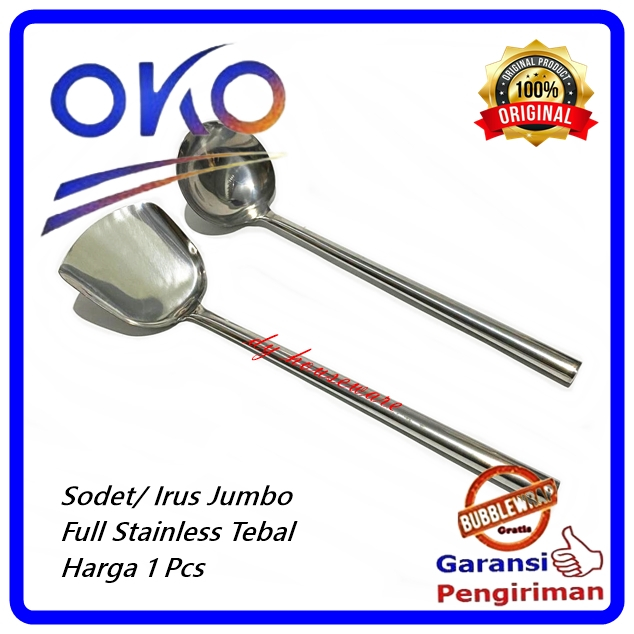 Jual Sodet Stainless Tebal Irus Stainlis Jumbo Spatula Sutil Stainles ...