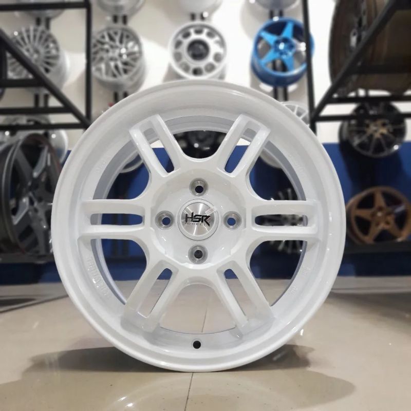 Jual Velg Racing Mobil HSR AERI R15 Untuk Brio Vios Yaris Jazz Calya | Shopee Indonesia