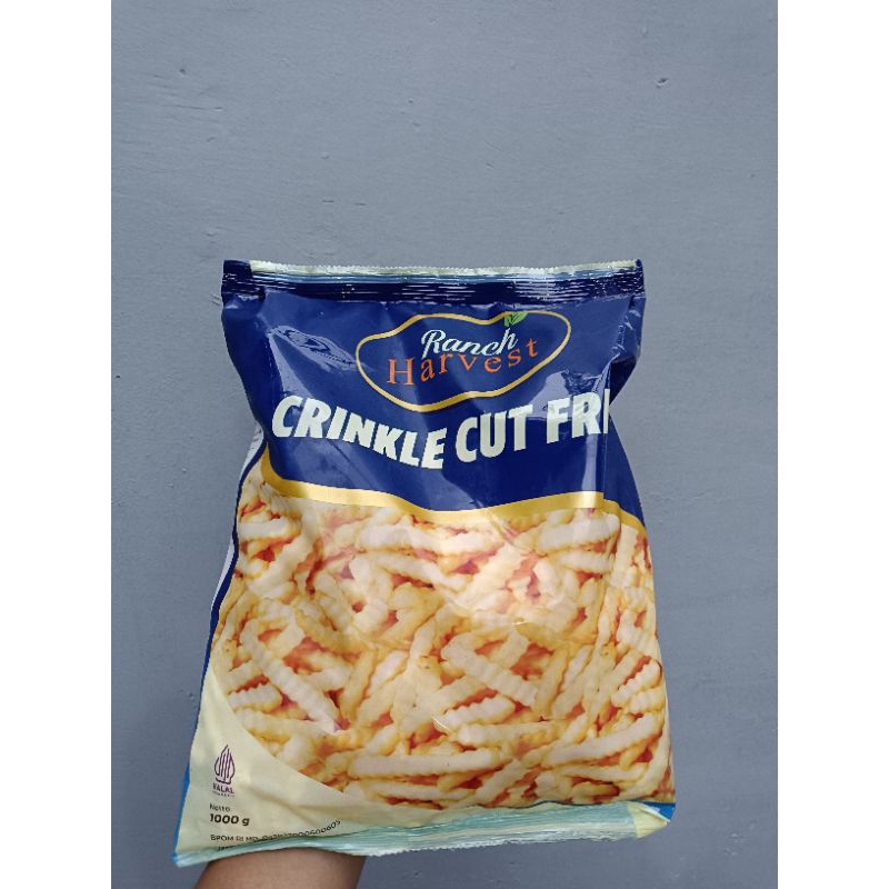 Jual Kentang Goreng Crinkle Cut Ranch Harvest 1 Kg | Shopee Indonesia