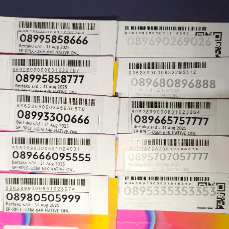 Jual NOCAN Kartu Perdana Tri Prabayar Nomor Cantik Super Rapih Platinum ...