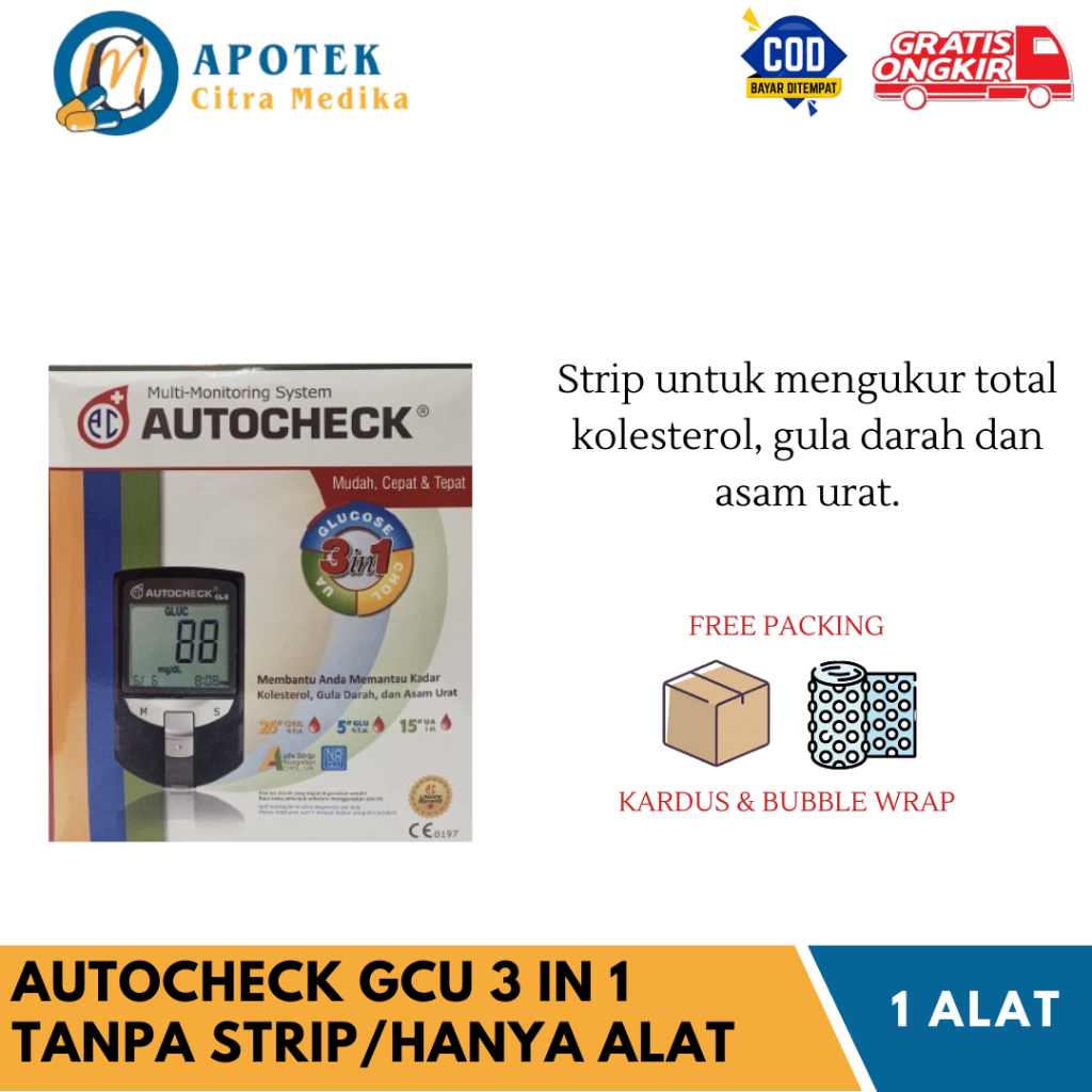 Jual Autocheck GCU 3 IN 1 𝐀𝐥𝐚𝐭 𝐂𝐞𝐤 𝐏𝐫𝐢𝐛𝐚𝐝𝐢 - 𝐓𝐀𝐍𝐏𝐀 𝐒𝐓𝐑𝐈𝐏 / 𝐇𝐀𝐍𝐘𝐀 𝐀𝐋𝐀𝐓 ...