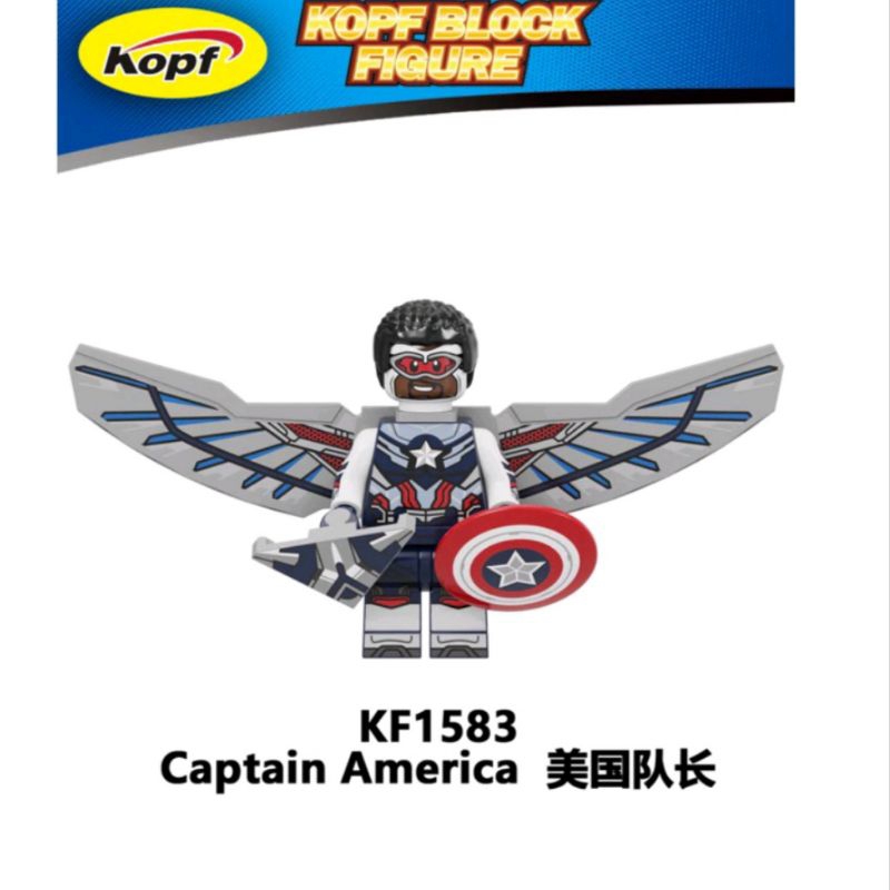 Jual [Brick] Minifigure Falcon Captain Amerika Lego Brick | Shopee ...