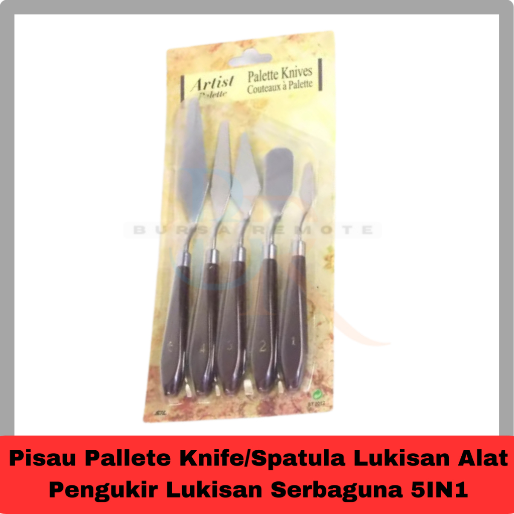 Jual Pisau Pallete Knife/Spatula Lukisan Alat Pengukir Lukisan ...