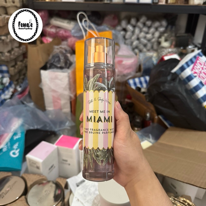 Jual Bath & body works bbw Meet me in miami body mist 236ml original ...