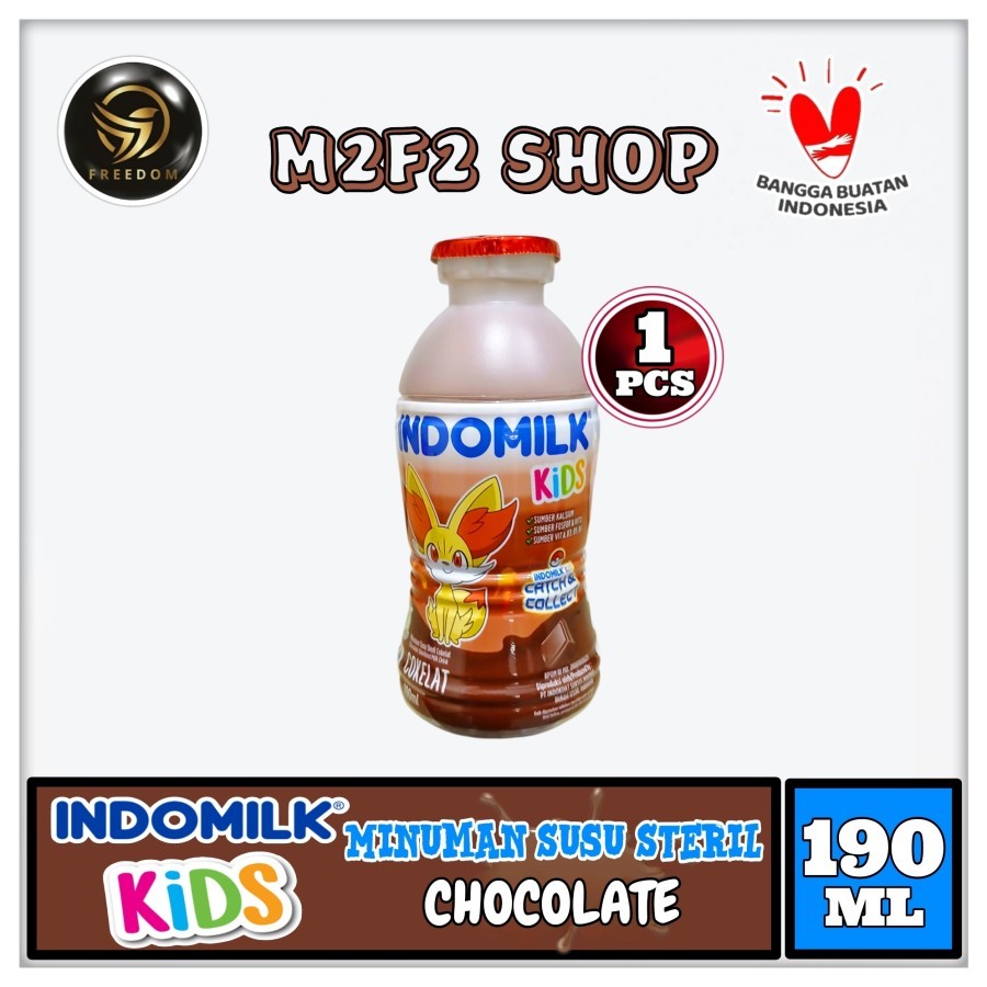 Jual Susu Indomilk Steril Botol Pet Cokelat | Chocolate - 190 ml (Kemasan Satuan) | Shopee Indonesia