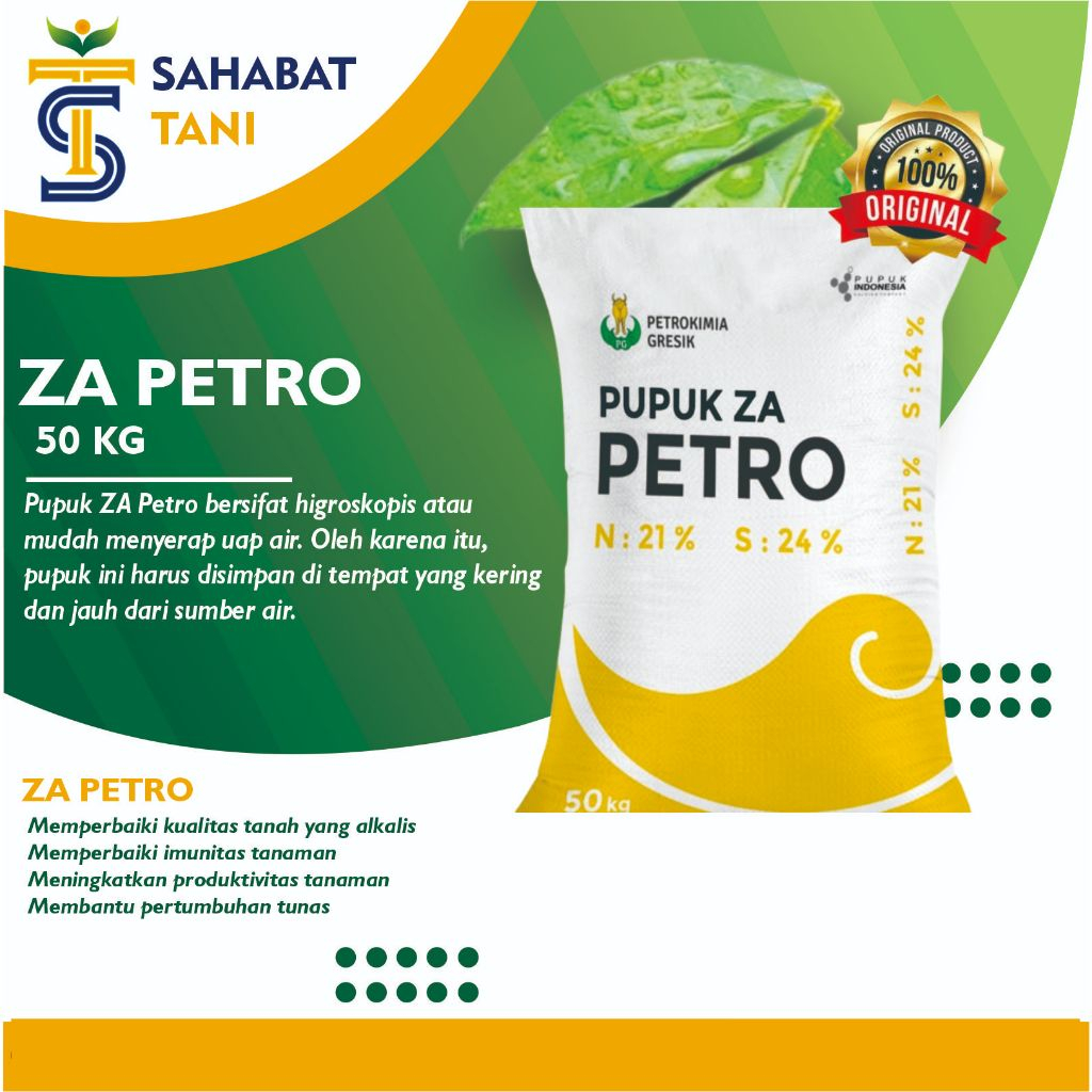 Jual PUPUK ZA PETRO KUNING KEMASAN 1 - 5 KG. | Shopee Indonesia