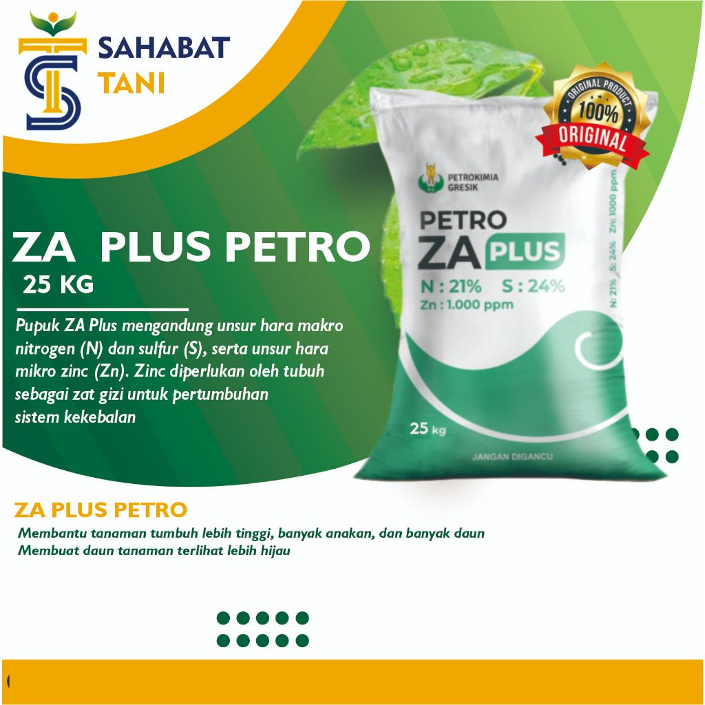 Jual Pupuk ZA PETRO PLUS 25 kg - 50 KG - Kemasan Original Asli Pabrik ...