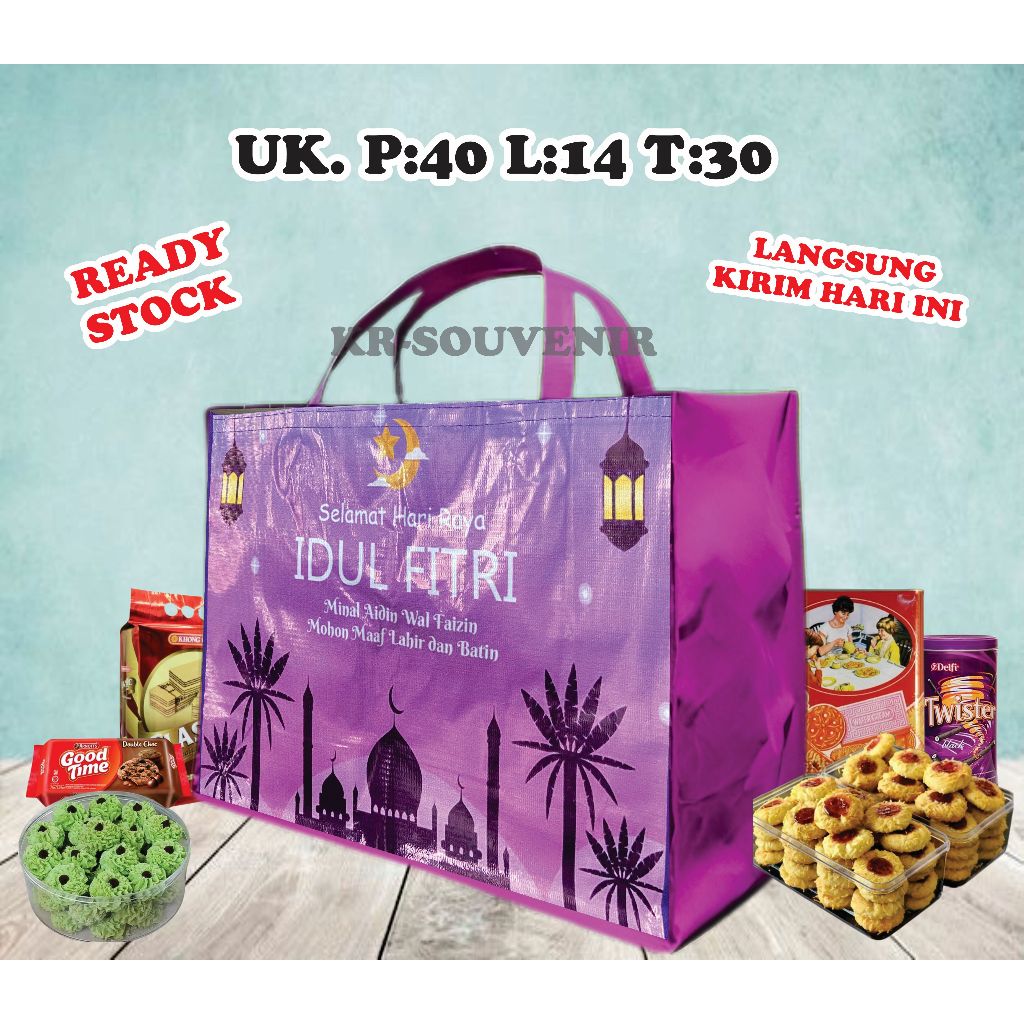 Jual TAS PARSEL IDUL FITRI JUMBO/TAS LEBARAN READY STOCK JUMBO/TAS ...