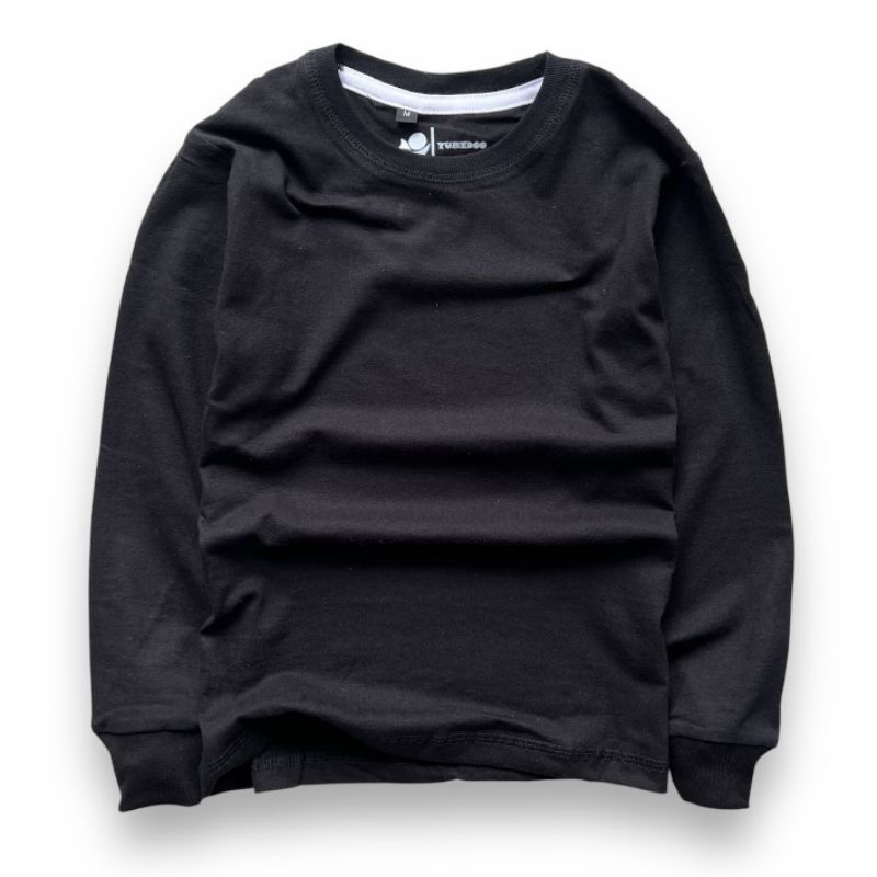 Jual YUMEDOO Baju Kaos Polos Anak Laki - Laki Distro Usia 1-12 Tahun Lengan Panjang Katun Combad ...