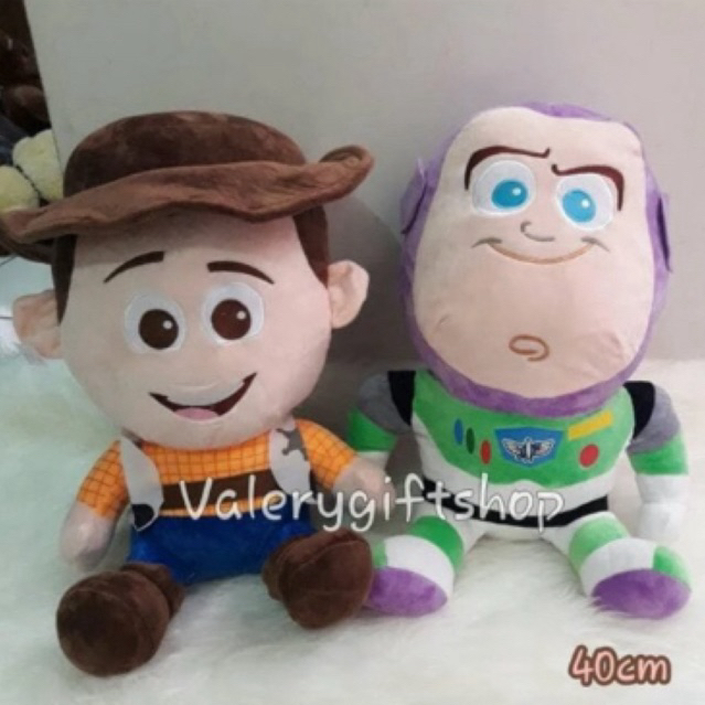 Jual Boneka Woody Toy Story / Buzz Lightyear Disney ukuran 40cm ...