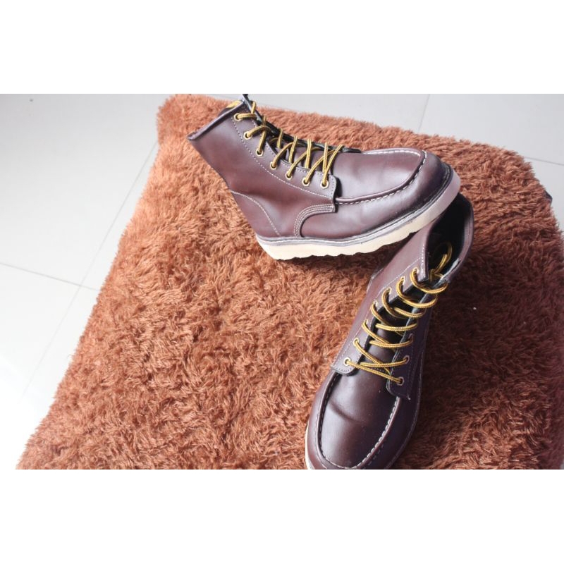 Jual Sepatu boot high tapak moctoe" Star peace" Size 41 insole 260 ...