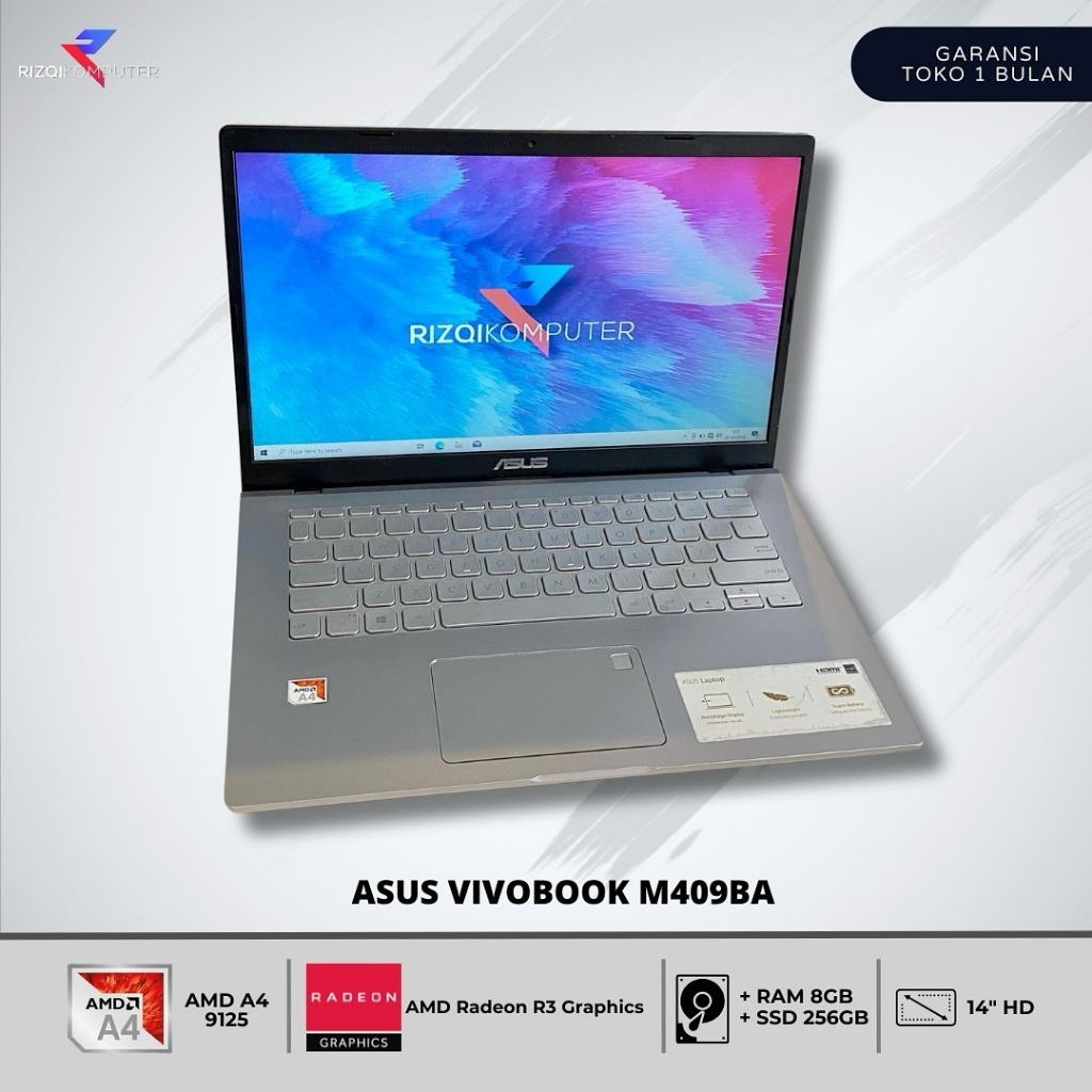 Jual Asus VivoBook M409BA AMD A4 - 9125 Ram 8GB SSD 256GB | Shopee ...