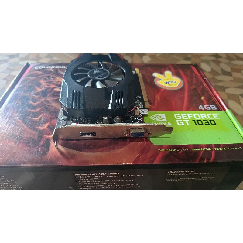 Jual Colorful GeForce GT 1030 4GB DDR4 - 4G-V | Shopee Indonesia