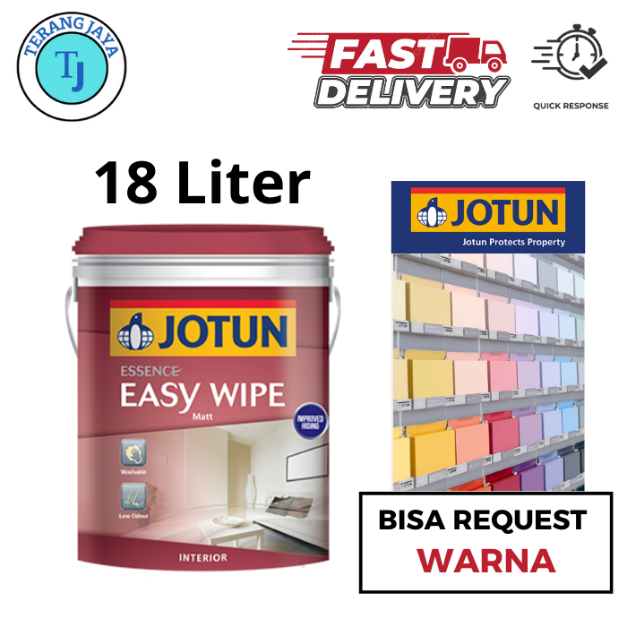 Jual Cat Tembok Interior JOTUN ESSENCE EASY WIPE 18 Liter | Shopee ... Jual Cat Tembok Interior JOTUN ESSENCE EASY WIPE 18 Liter | Shopee ...