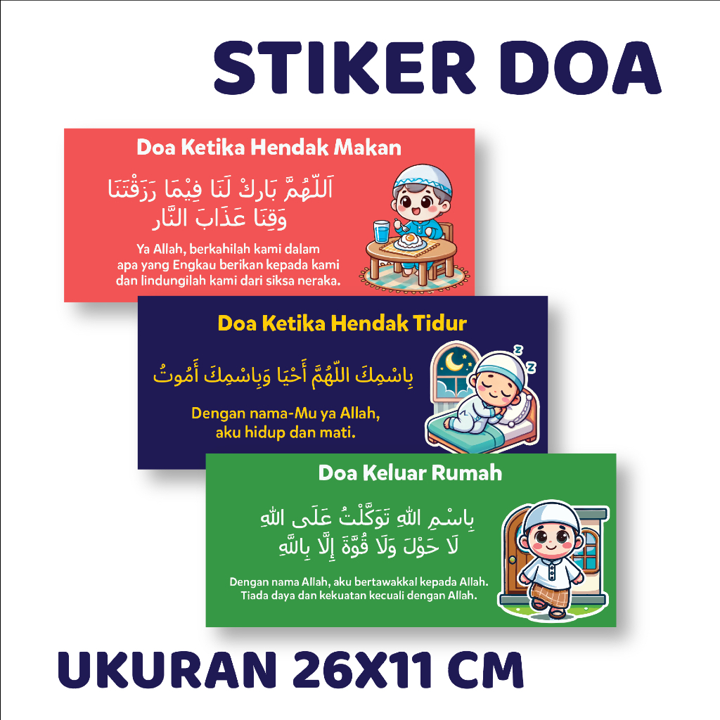 Jual Stiker Doa Sehari-hari | Shopee Indonesia