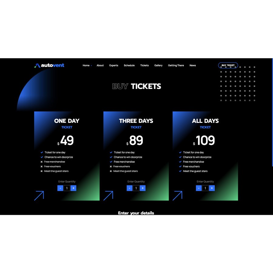 Jual Template Website Ticket Envanto Next Js Responsive , Javscript ...