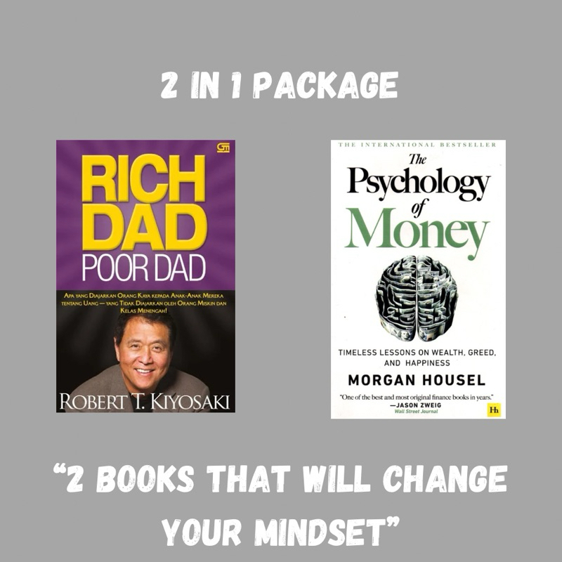 Jual Paket Buku Rich Dad Poor & The Psychology of Money - Robert T ...