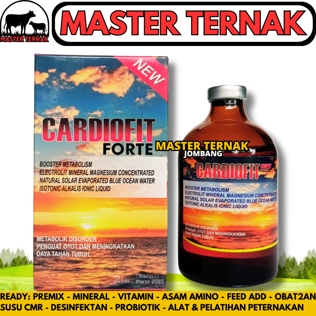 Jual CARDIOFIT FORTE 100ML - Obat Sapi Kambing Ambruk Penguat Otot ...