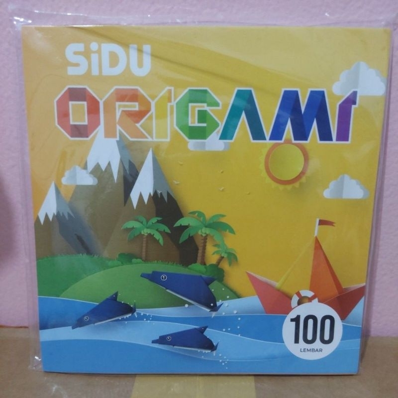 Jual Kertas Origami SIDU 16x16 cm isi 100lembar | Shopee Indonesia