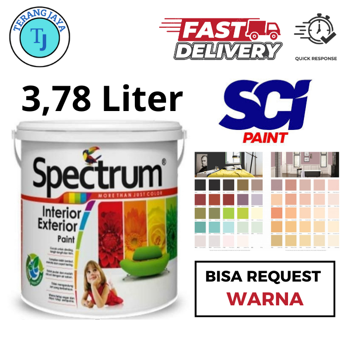 Jual Cat Tembok SPECTRUM 3,78 Liter | Shopee Indonesia