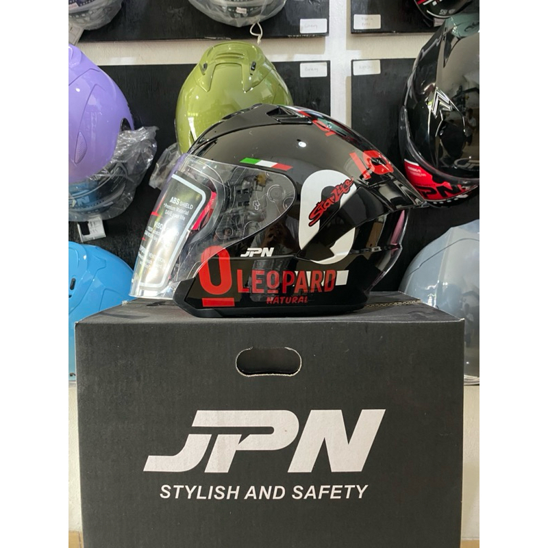 Jual Helm Motor Half Face Standar JPN KYO X LEOPARD SNI DEWASA pria ...