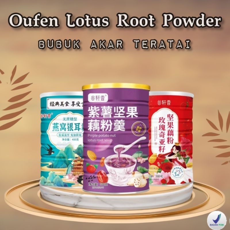 Jual Oufen Lotus Root Powder - Bubuk Akar Teratai Solusi Diet BPOM ...
