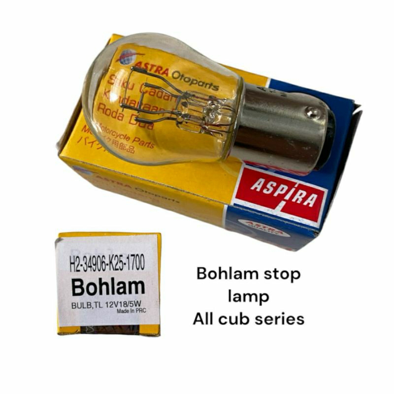 Jual bohlam stop lamp lampu belakang cub series matic Astrea series ...