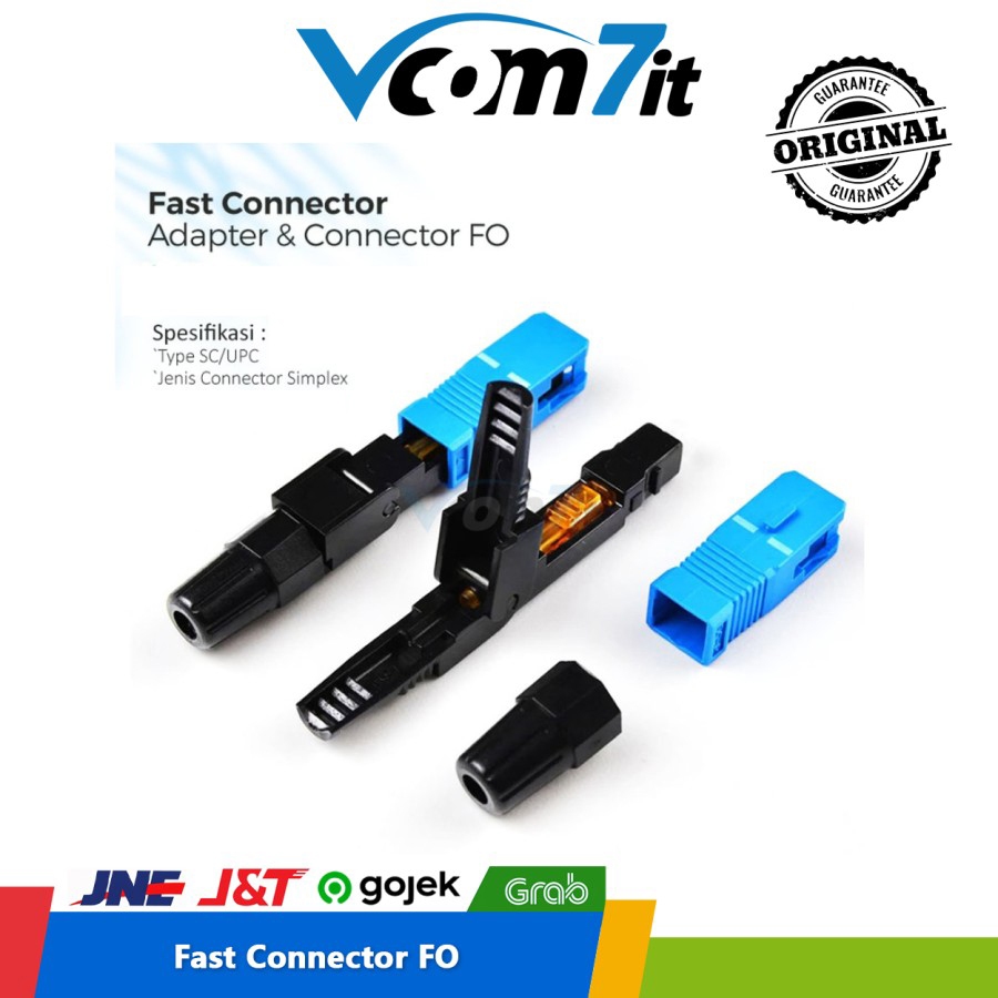 Jual Fast Connector SC UPC Fiber Optical Konektor FO Optik | Shopee ...