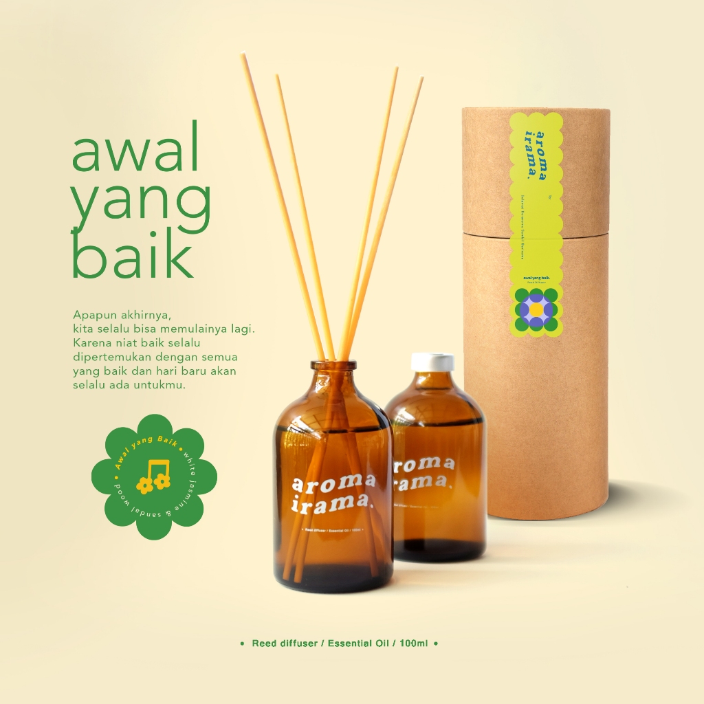 Jual Aroma Irama // Awal Yang Baik // Reed Diffuser // Pengharum ...