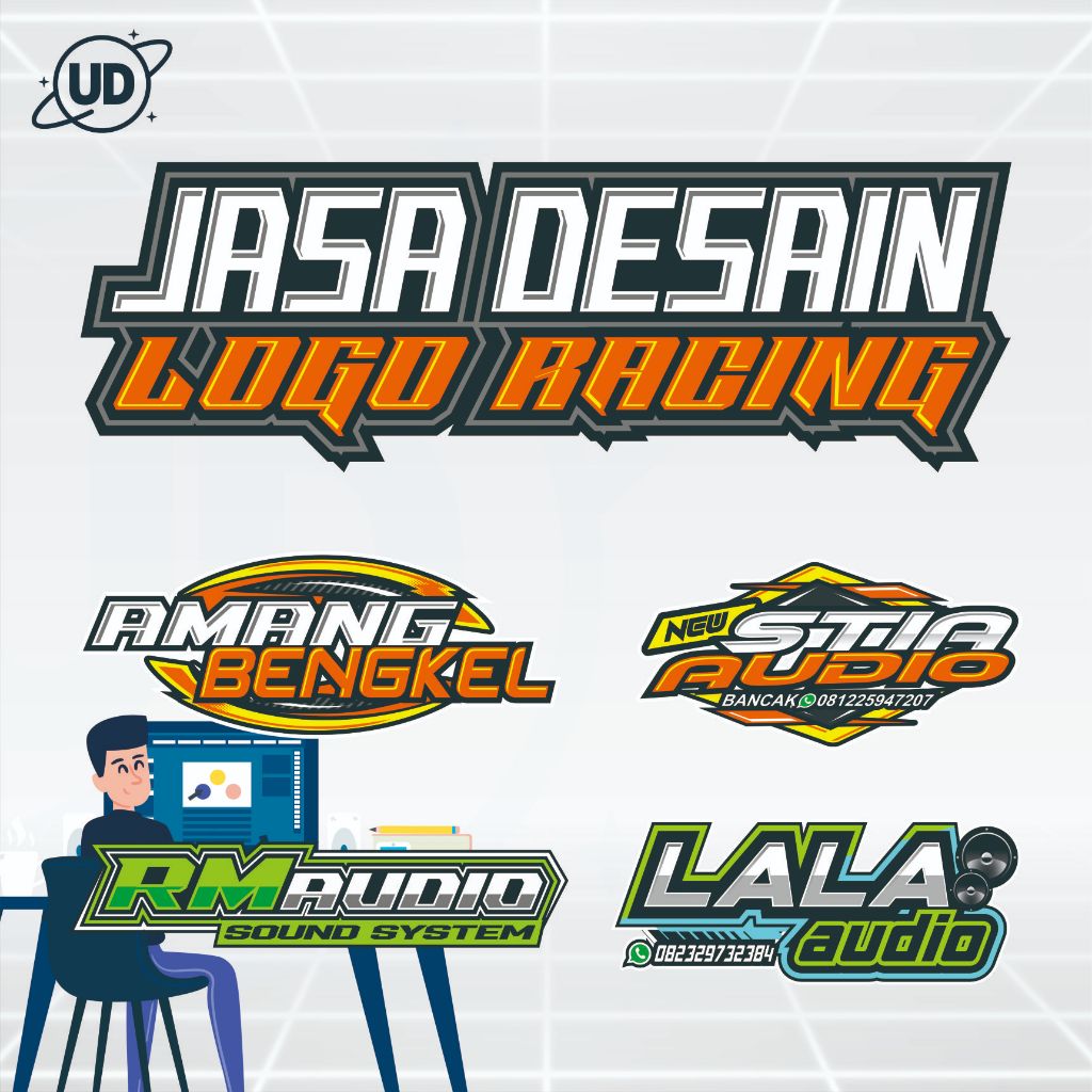 Jual JASA DESIGN LOGO RACING, LOGO BENGKEL, LOGO SOUND SYSTEM, LOGO ...
