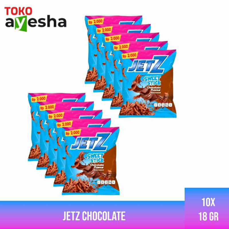 Jual jetZ coklat renceng isi 10 pcs | Shopee Indonesia