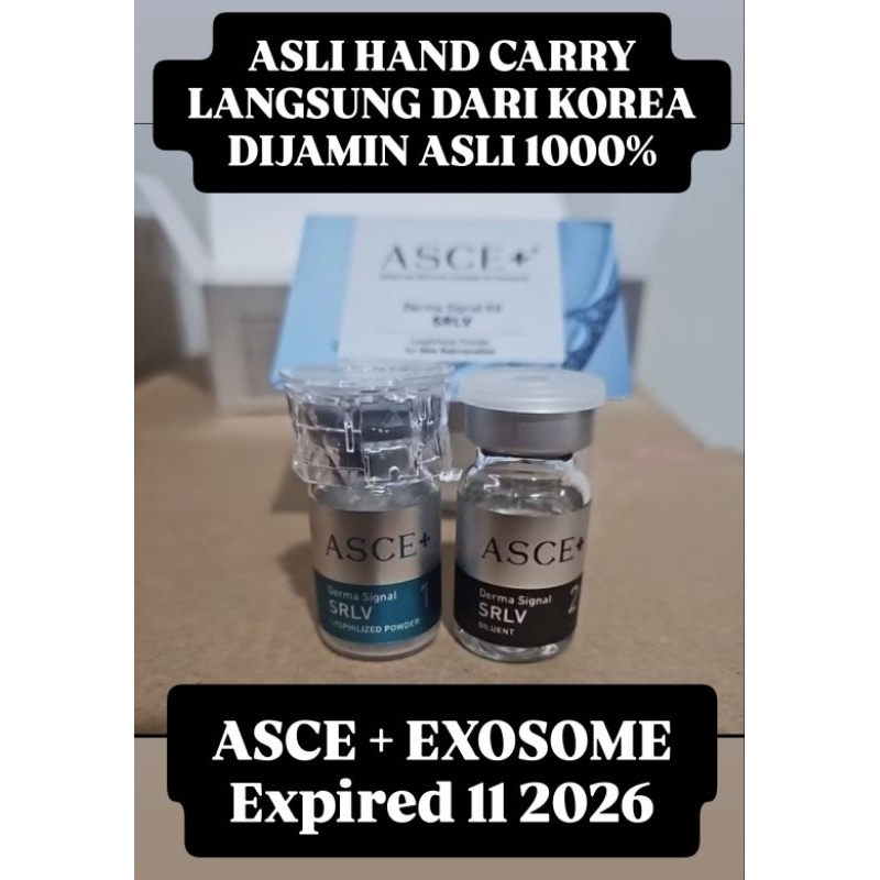 Jual Asce + plus exosome originals korea exp 2026 ASLI | Shopee Indonesia