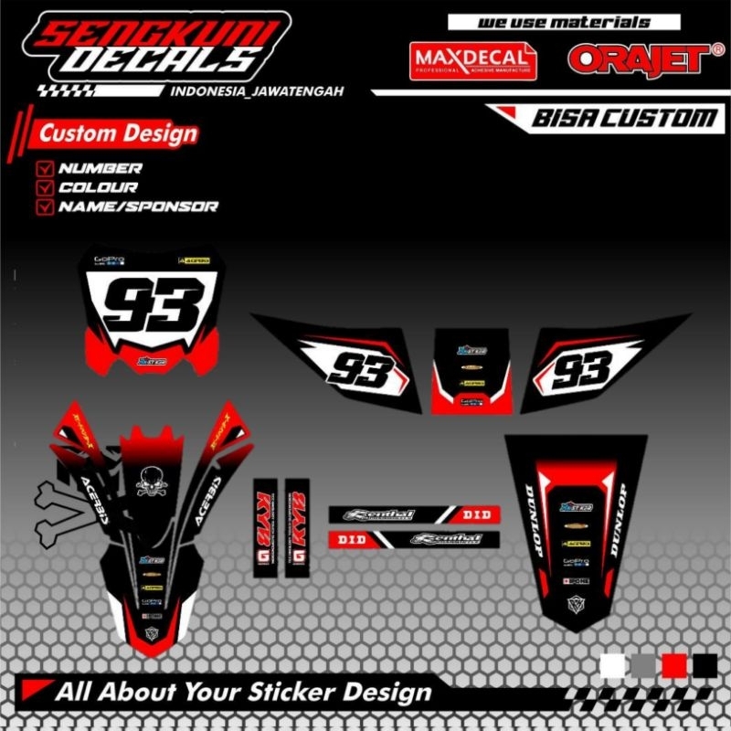 Jual Decal Striping Stiker Full Body Ojek Taksi Taxsi Gabah Padi kayu ...