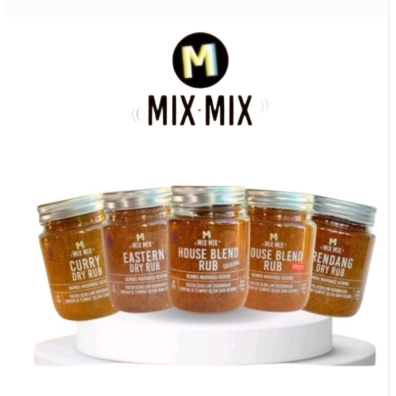 Jual MIXMIX HOUSE BLEND RUB - ORIGINAL - SPICY - EASTERN - CURRY ...