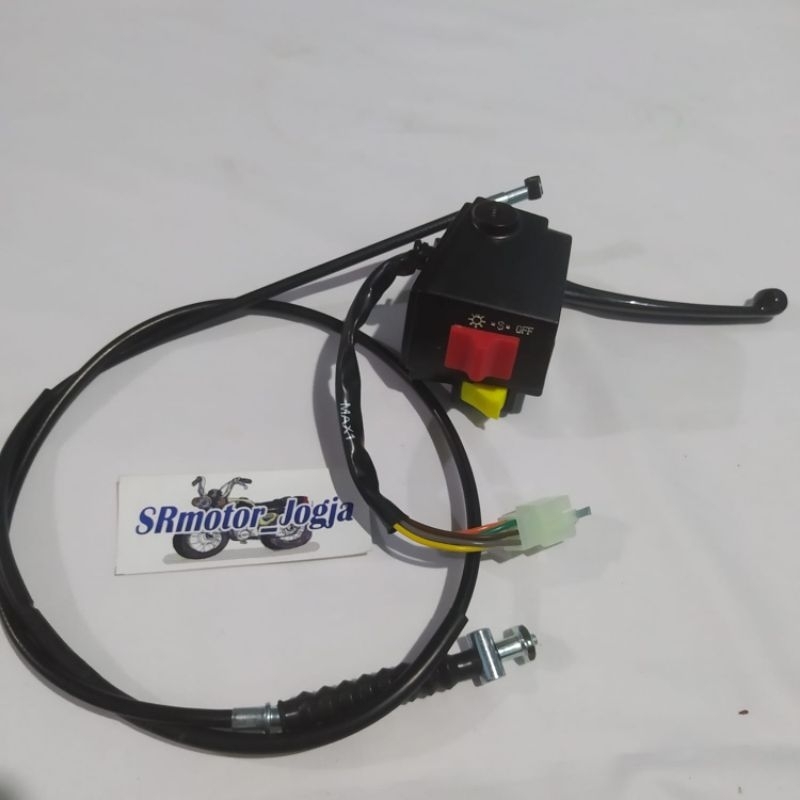 Jual HOLDER KANAN SUZUKI RC100 PLUS HANDLE REM PLUS KABEL REM SUZUKI ...