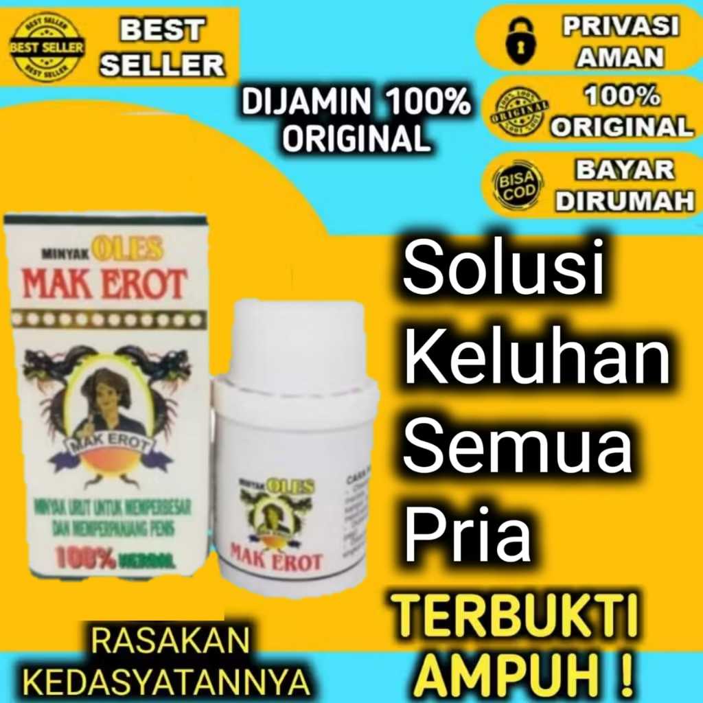 Jual Pembesar Pennis Obat Pembesar KelaminPria Minyak Makerot Asli 100% ...