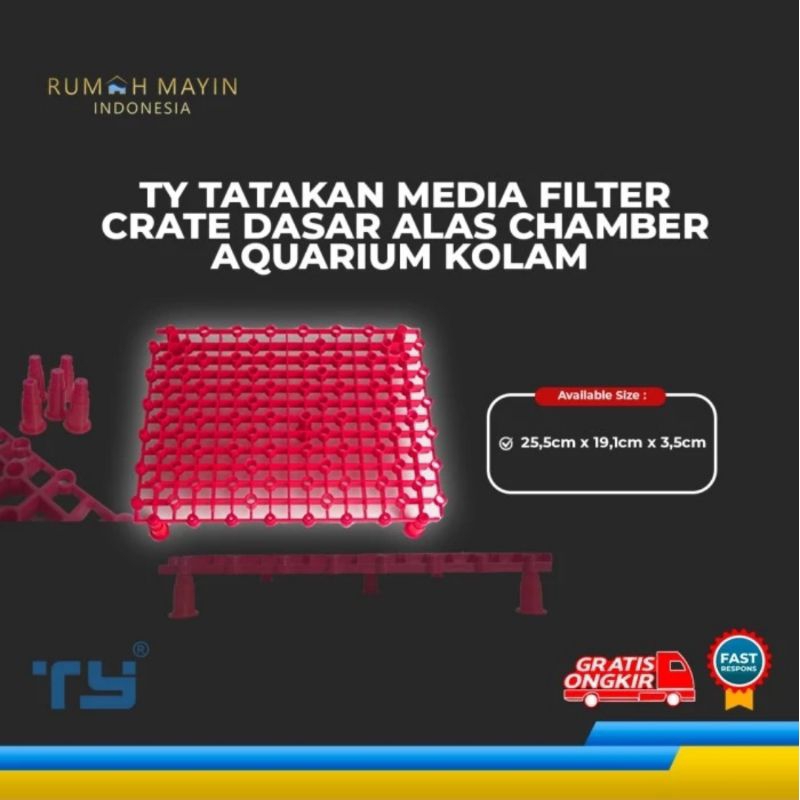 Jual Ty CRATE Tatakan Media Filter Crate Dasar Alas Chamber Aquarium ...
