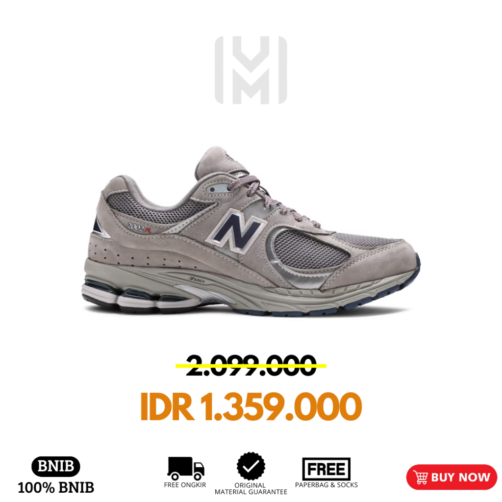 Jual Sepatu Running New Balance 2002R OG Light Grey BNIB 100% Authentic ...